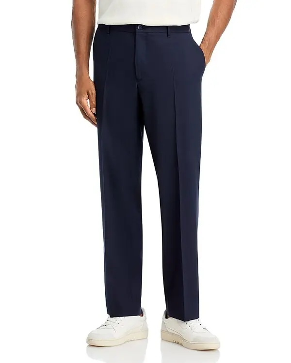 Vince Drawstring Performance Wool Trousers - Navy