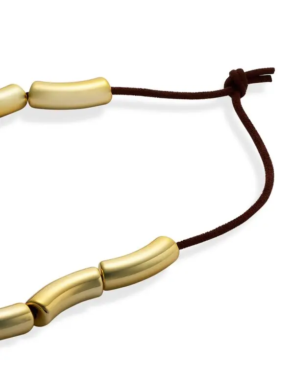 Aqua Una Stone Bead Collar Necklace 17