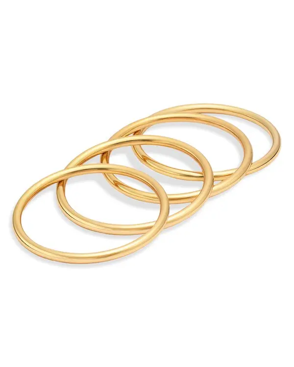 Aqua Thin Bangle Bracelets Set Of 3