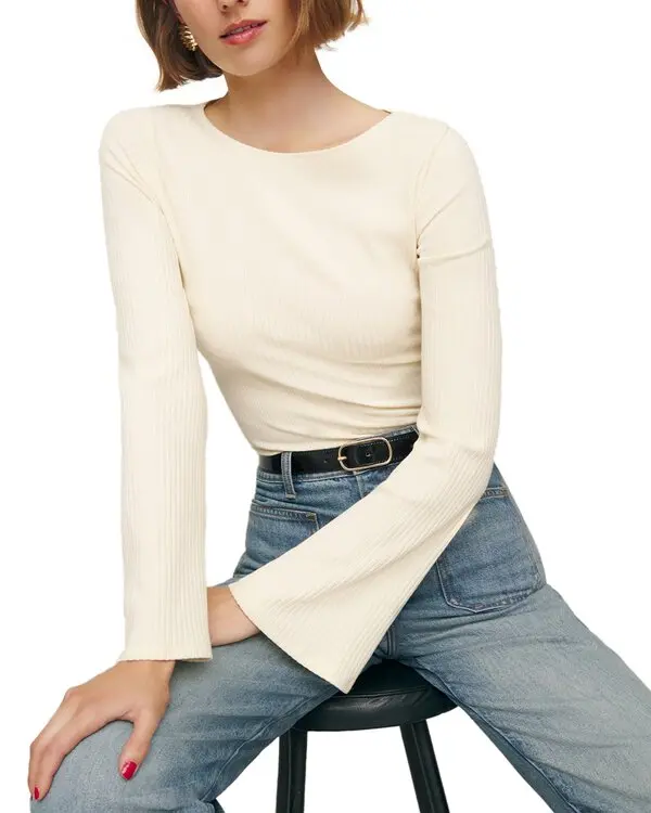 REFORMATION Miller Knit Top