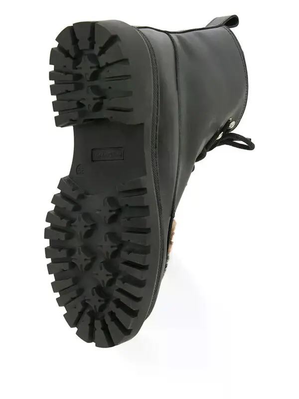 YVES SALOMON Leopard-print Leather Ankle Boots