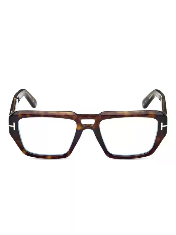 TOM FORD Square-frame Glasses - Brown