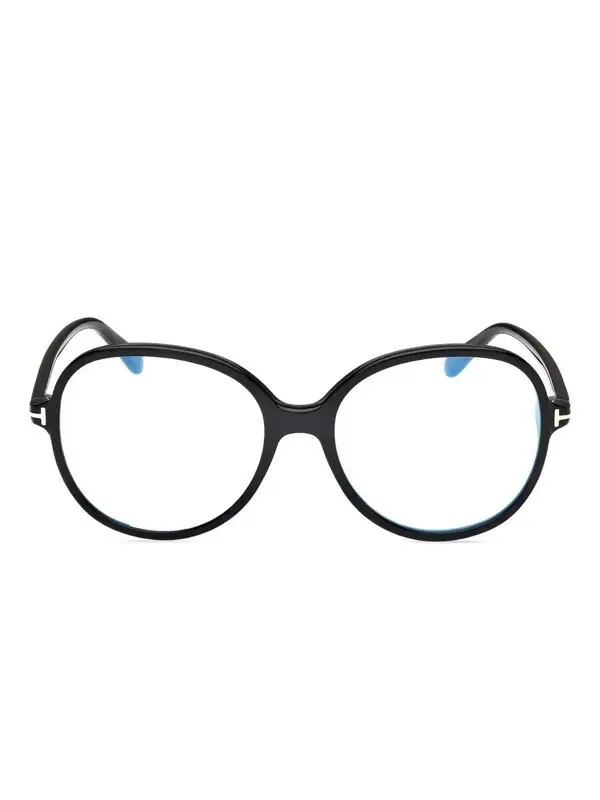 TOM FORD Round-frame Glasses - Black