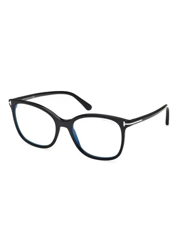 TOM FORD Round Frame Eyeglasses - Black