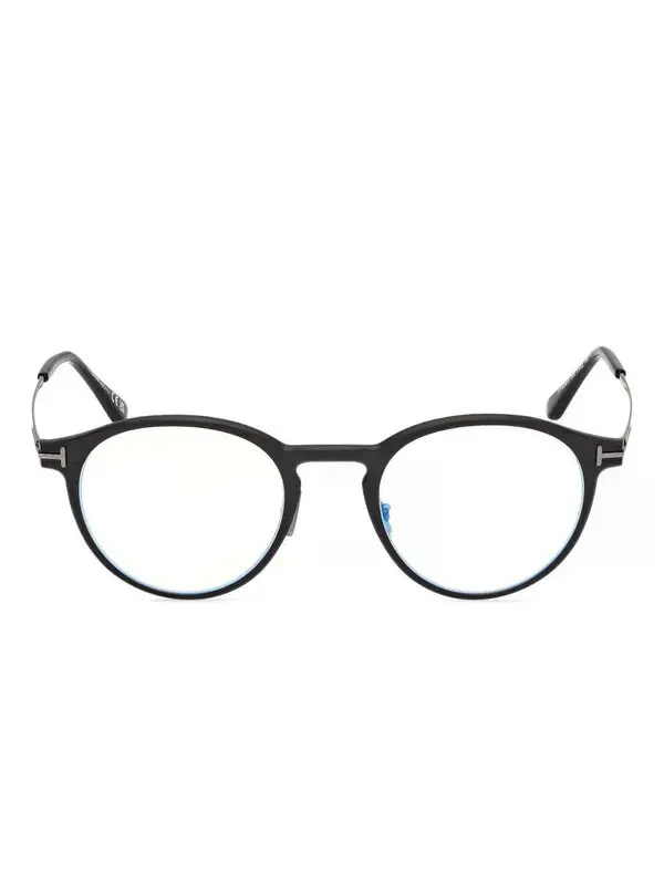 TOM FORD Round-frame Glasses - Black