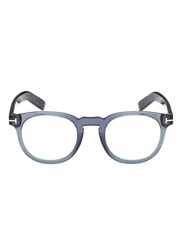 TOM FORD Round-frame Glasses - Blue