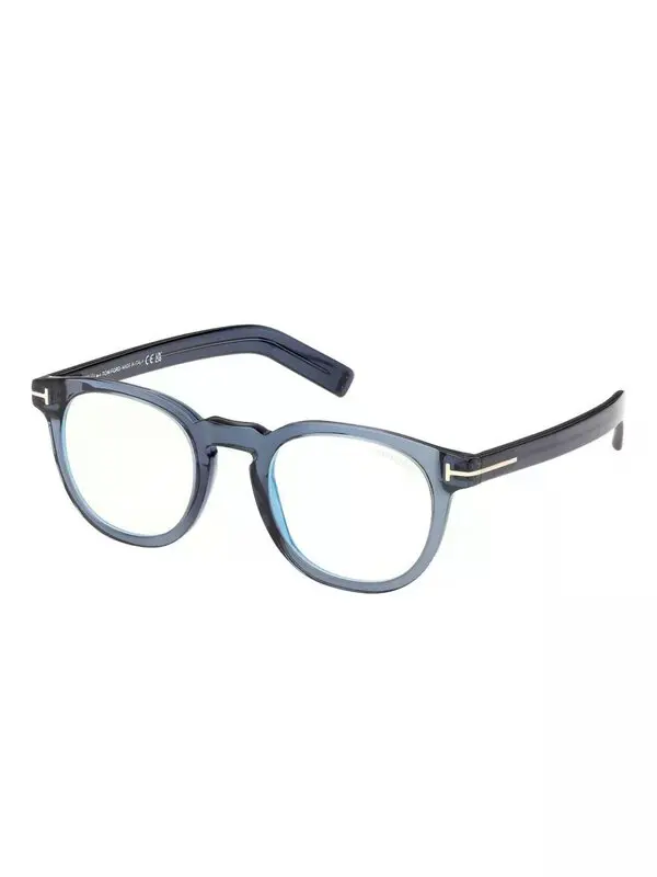 TOM FORD Round-frame Glasses - Blue