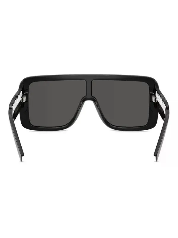 Dolce & Gabbana Logo Lettering Sunglasses - Black