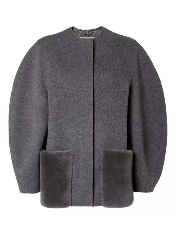 Fendi Patch-pocket Jacket - Grey