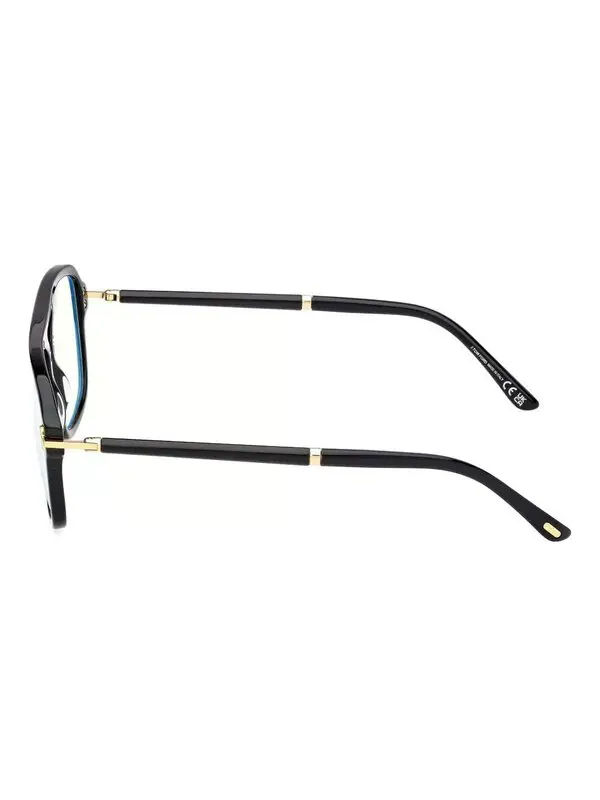 TOM FORD Hinge Detail Double-bridge Glasses - Black
