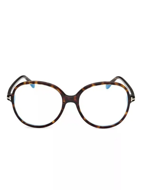 TOM FORD Round-frame Glasses - Brown