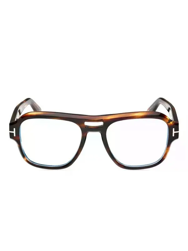 TOM FORD Double-bridge Eyeglasses - Brown