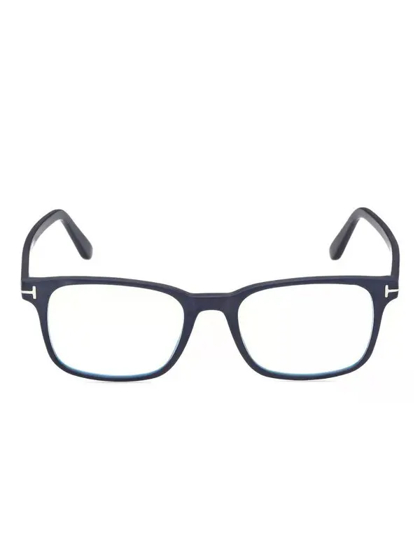 TOM FORD Rectangle-frame Glasses - Blue