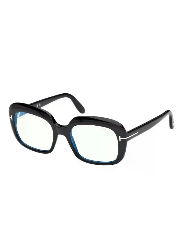 TOM FORD Geometric Frame Eyeglasses - Black