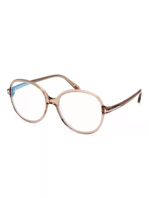 TOM FORD Round-frame Glasses - Neutrals