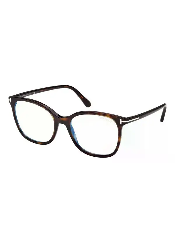 TOM FORD Hinge-detail Square-frame Glasses - Brown