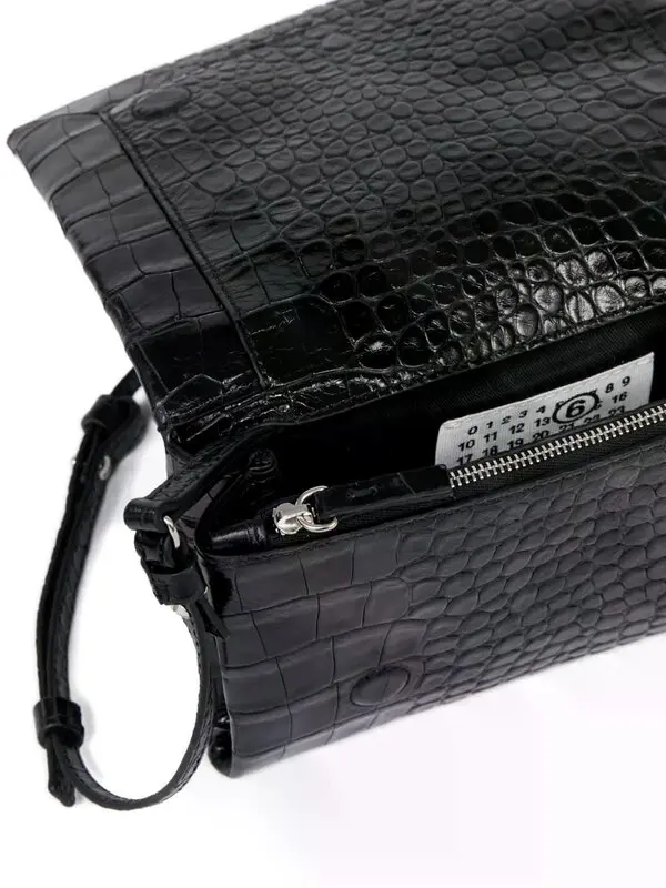 MAISON MARGIELA Croco-embossed Shoulder Bag