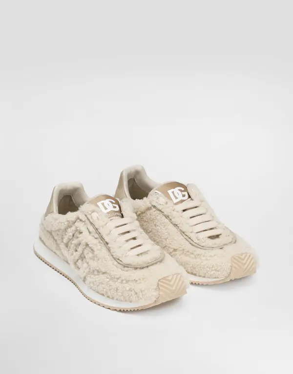 Dolce & Gabbana Dg Cushion Sheepskin Sneakers - Multicolor
