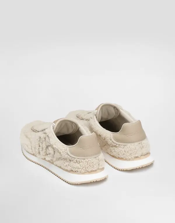 Dolce & Gabbana Dg Cushion Sheepskin Sneakers - Multicolor