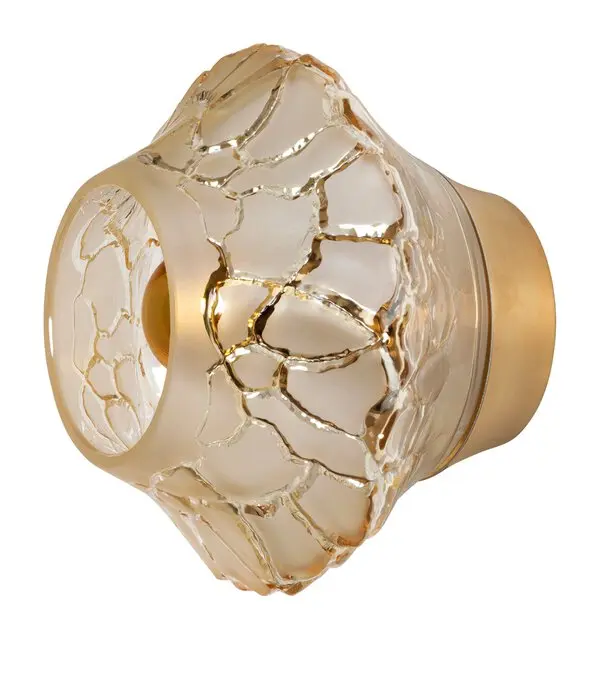 Lalique Crystal Caldera Wall Sconce - Clear