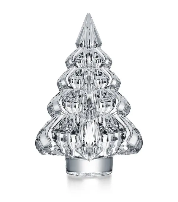 THE MARTHA, BY BACCARAT Noël Palmette Fir Ornament - Clear