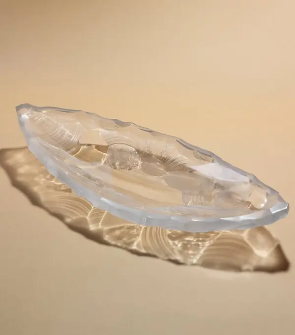Lalique Large Crystal Silex Bowl