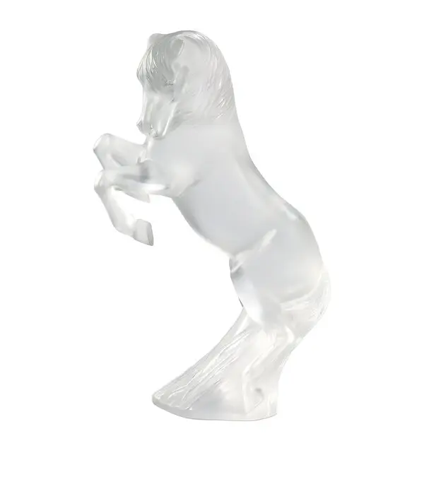 Lalique Large Prancing Horse Sculpture - Clear