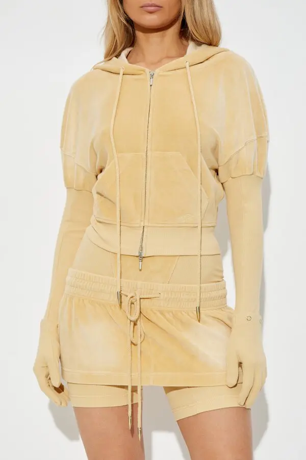 KNWLS Velour Sweatshirt - Yellow