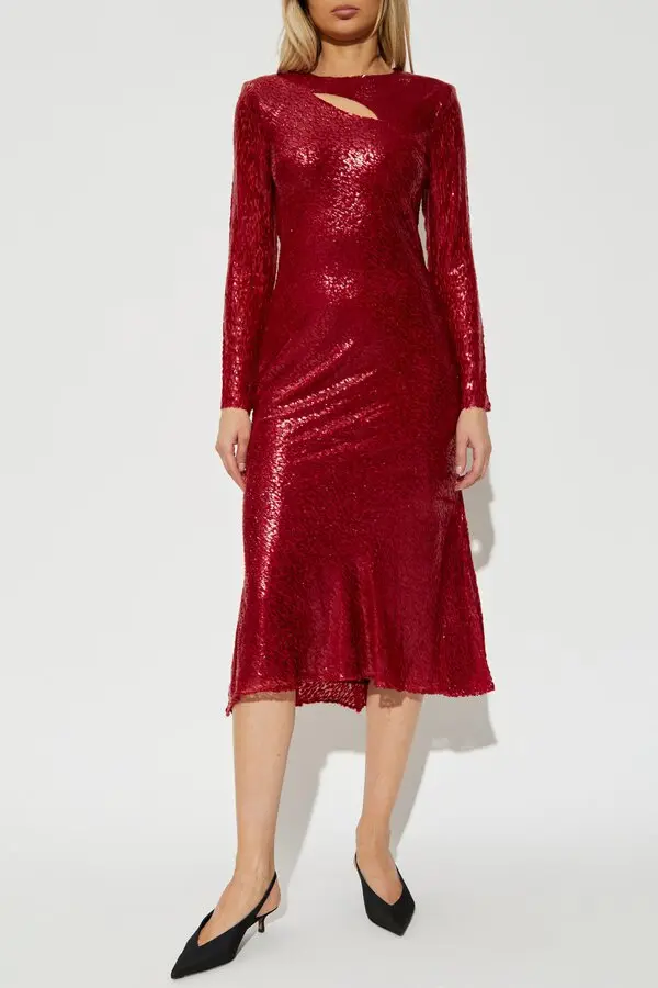 SELF-PORTRAIT Dress With Lurex Thread