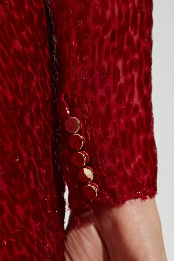 SELF-PORTRAIT Dress With Lurex Thread