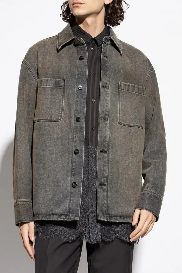 Fendi Denim Jacket With 'vintage' Effect
