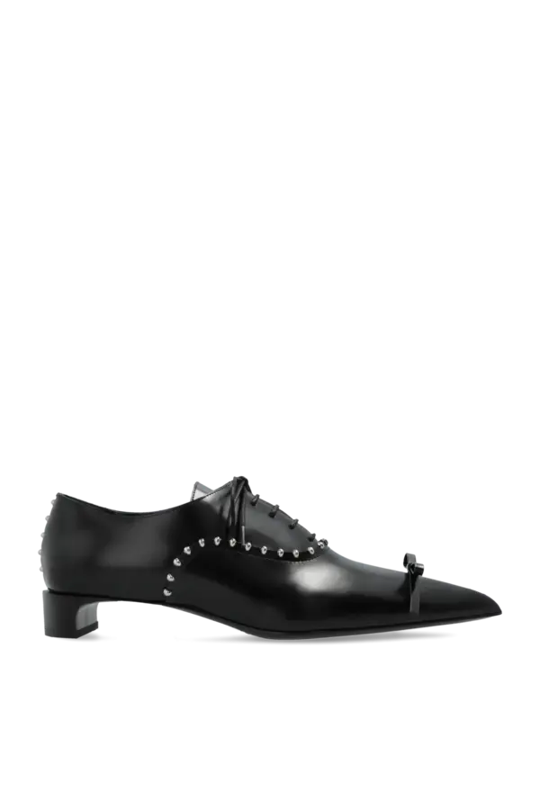 JIL SANDER Heeled Leather Oxford Shoes