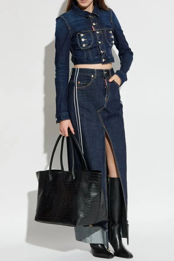 Dsquared2 Long Denim Skirt
