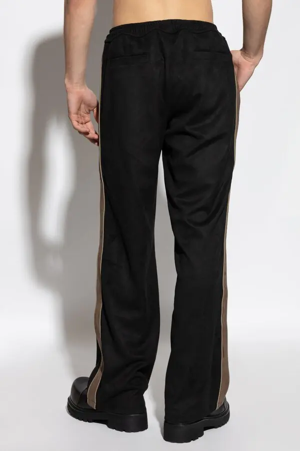MISBHV Suede-effect Relaxed Trousers