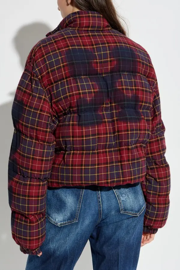 Off-White Quilted Checked Jacket