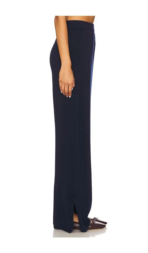 EAVES Wool Cashmere Wide Leg Pants