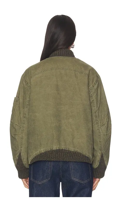 Free People X We The Free Jax Washed Bomber