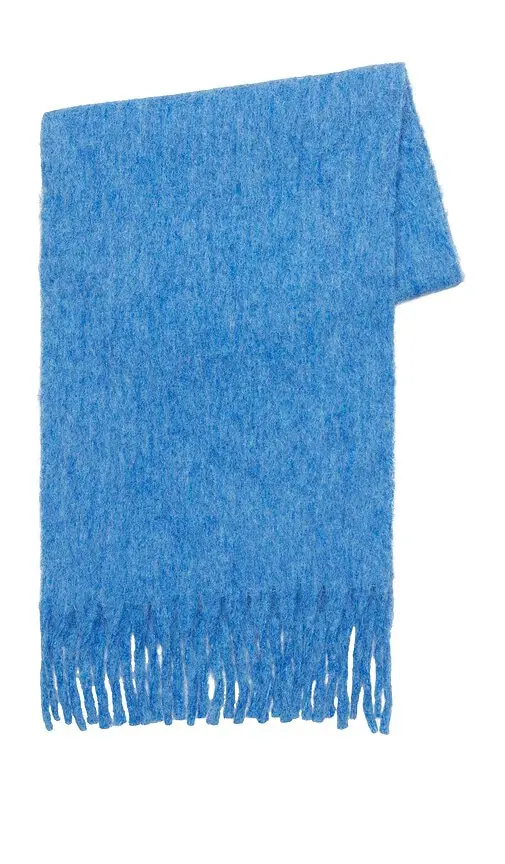 Hat Attack Cozy Solid Scarf In Blue - Bright Denim