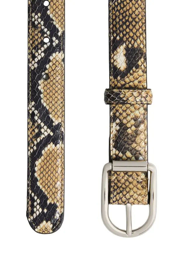 Altuzarra Classic Buckle Belt - Python