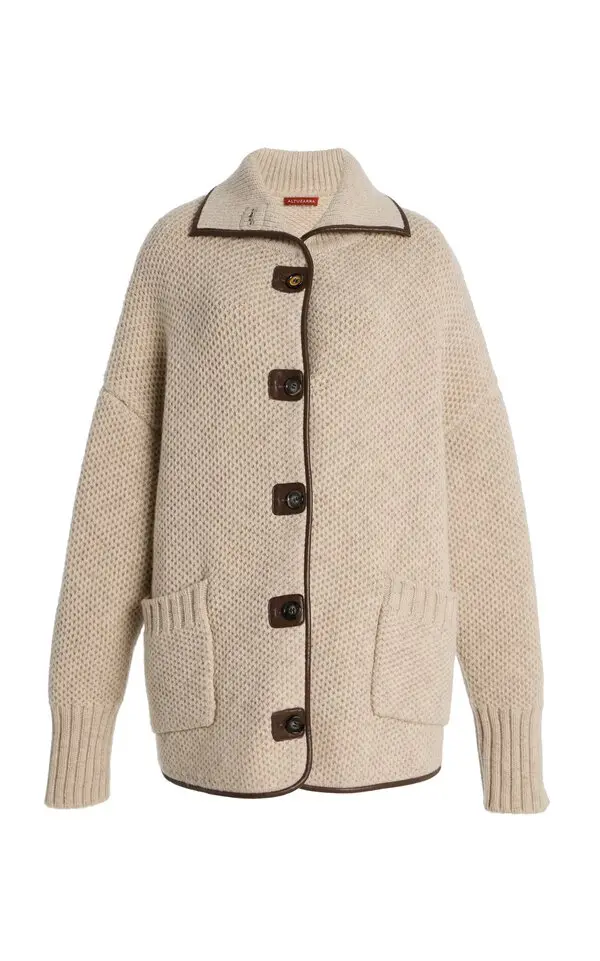 Altuzarra Llewellyn Merino Wool Knit Jacket - Ivory