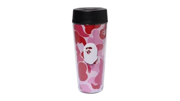 A BATHING APE Abc Camo Tumbler - Pink
