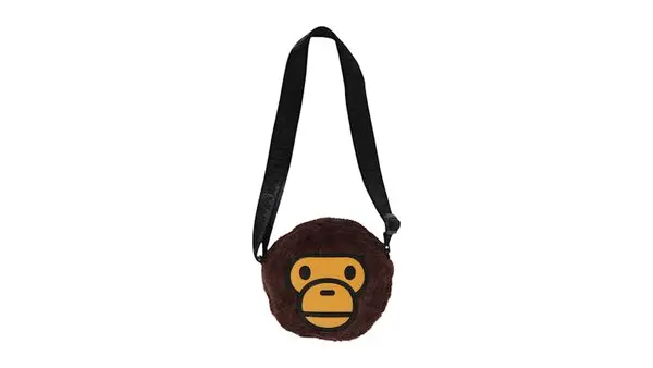 BAPE Baby Milo Boa Shoulder Bag - Brown