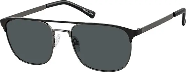 Zenni Aviator Full Rim Sunglasses - Black
