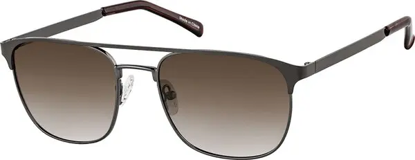 Zenni Aviator Full Rim Sunglasses - Brown