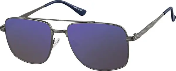 Zenni Aviator Full Rim Sunglasses - Gray