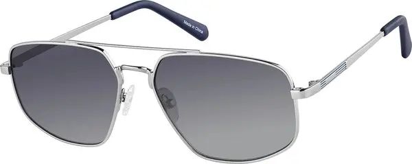 Zenni Aviator Full Rim Sunglasses - Gray