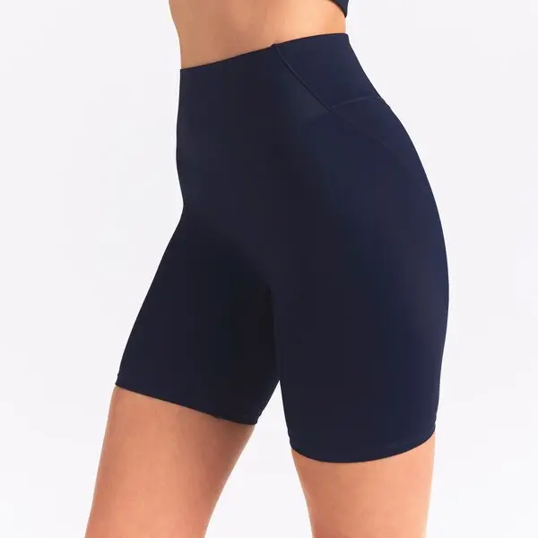 SKIMS Shine Bonded Waist Biker Short - Navy