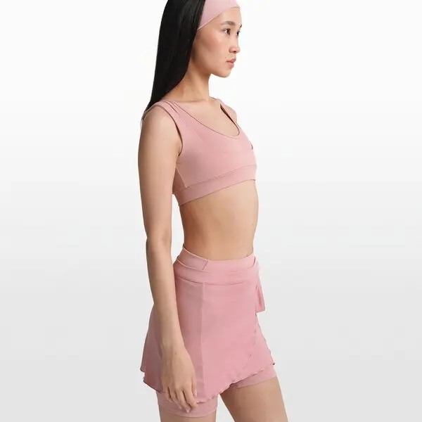 SKIMS Double Strap Scoop Bra | Black | | Nike Matte - Himalayan