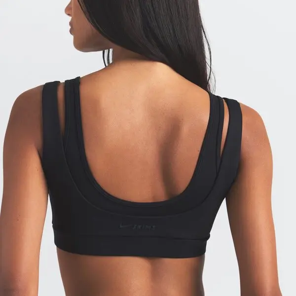 SKIMS Double Strap Scoop Bra | Deep Neutral | | Nike Matte - Obsidian