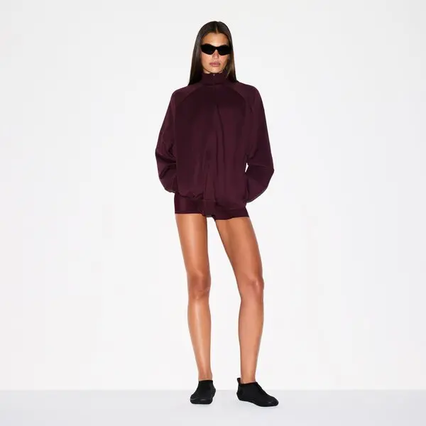 SKIMS Oversized Track Jacket